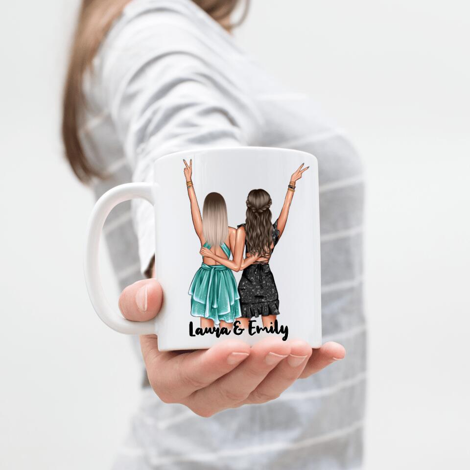 Beste Freundinnen Tasse - F12 – Kiddle-Design